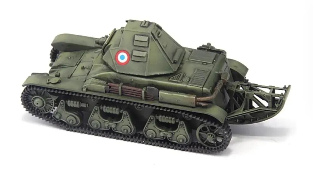 Sixth Scale (Шестая доля) Модель танка Renault R35 LE2012, легкий R35 с башней FCM36, металлическая сборная 1:12
