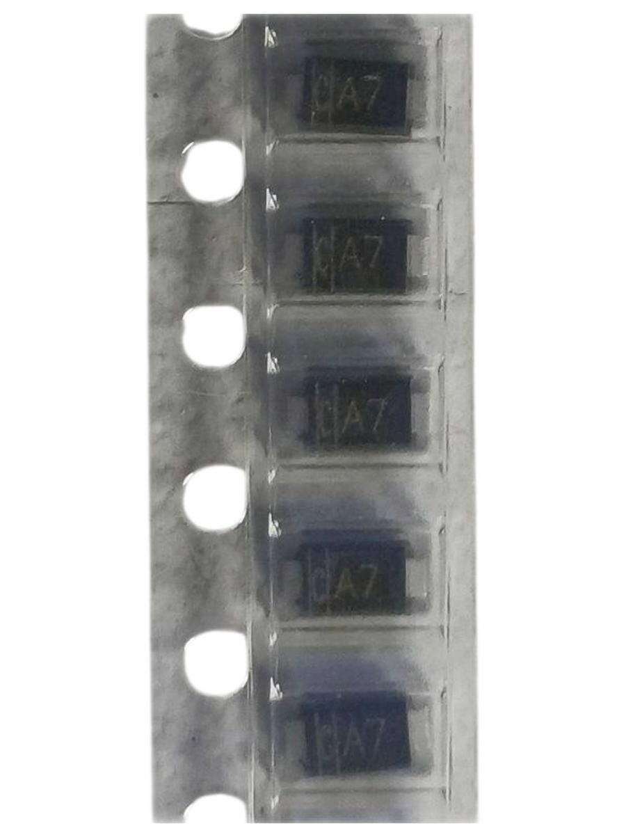 Диод 1N4007W 100В, 0.15А, SOD-123 (A7) - 5 штук