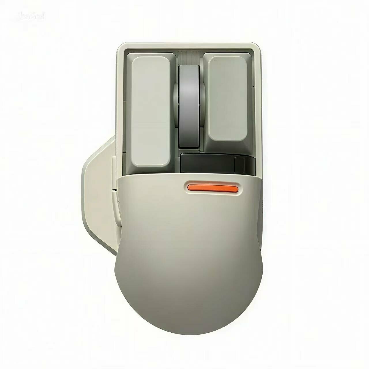 Компьютерная мышь LOFREE Wireless Three-Mode PBT Office with OLED Display, DPI, Vintage Gray