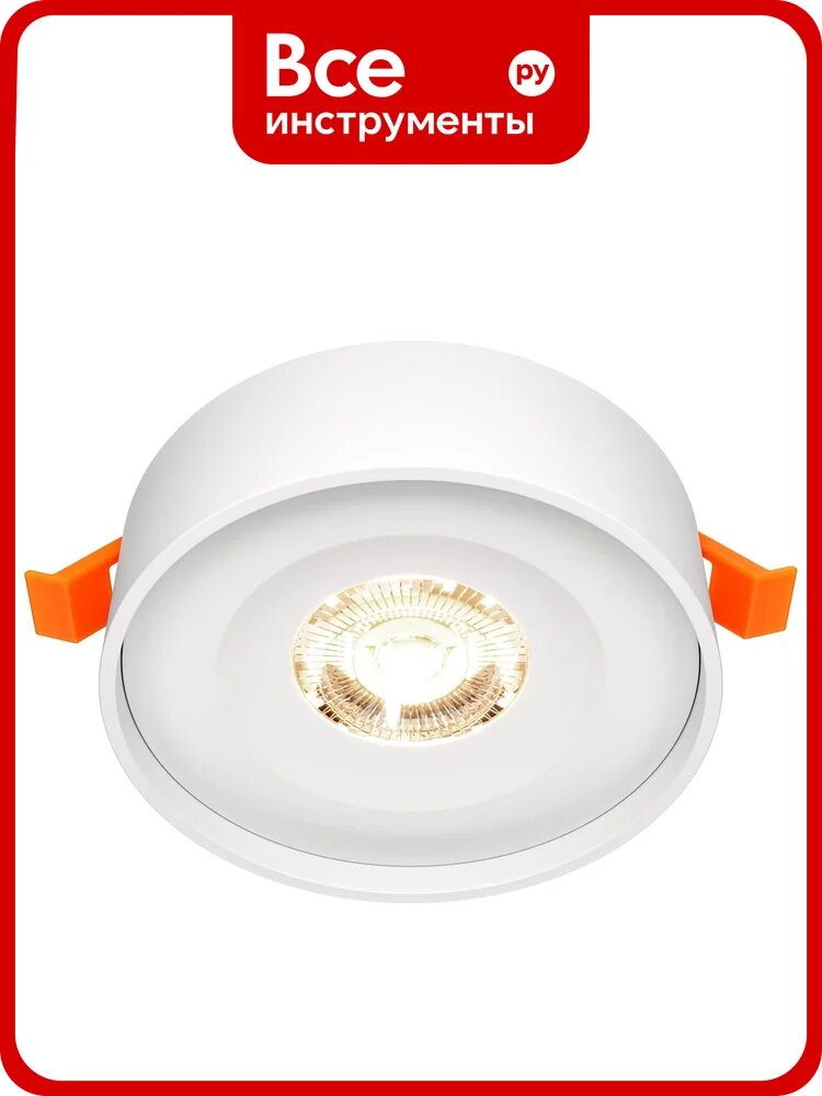 Встраиваемый светильник MAYTONI planet led 11w алюминий белый DL035-2-L6W4K