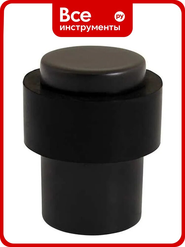 Дверной напольный упор FUARO STOPPER/14 (DS-14) BL-24 черный 43243, скрытым