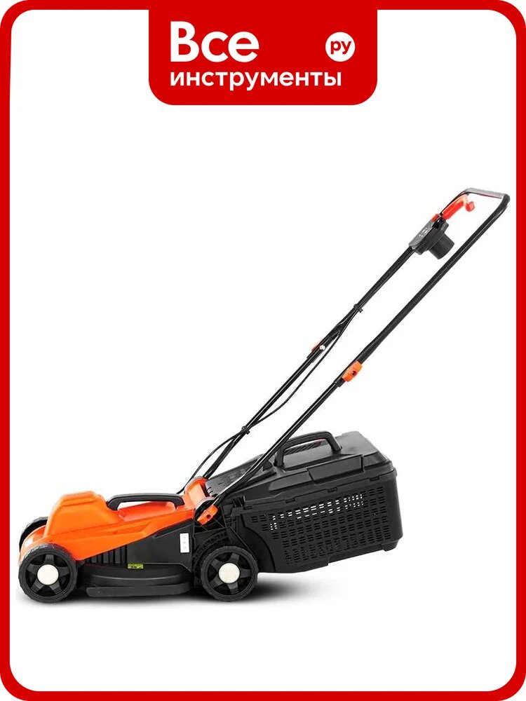 Газонокосилка YARD FOX EL 3330, складная, электрическая, 33см, 1300Вт, 30л