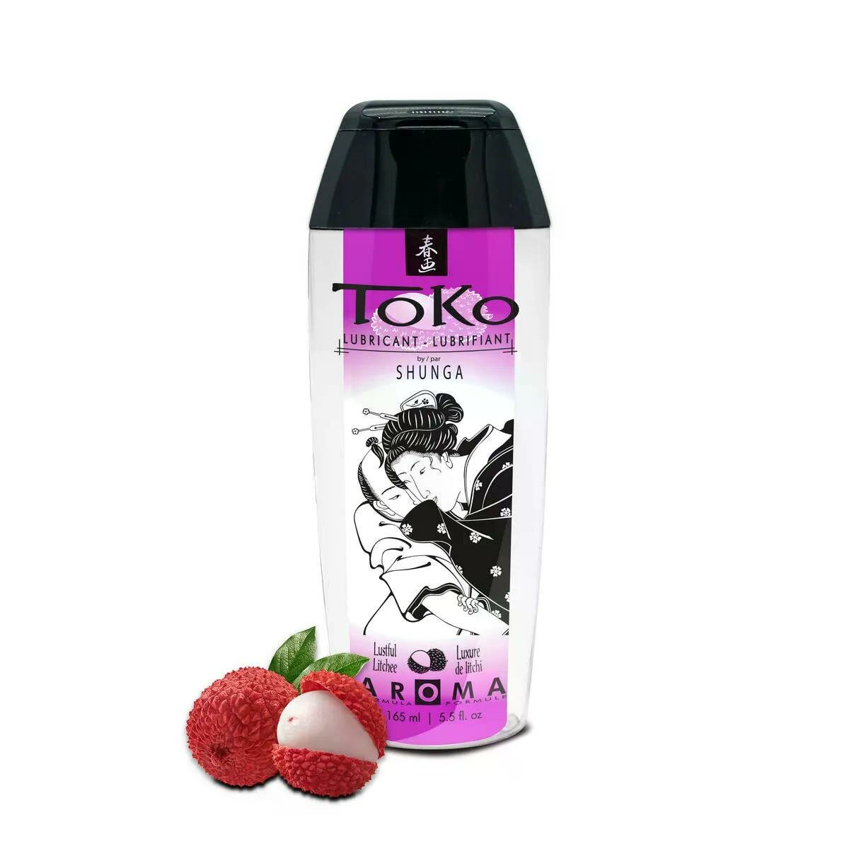 53575 Shunga Toko Aroma Lustful Litchee, 165 мл. Лубрикант с нежным вкусом, Личи