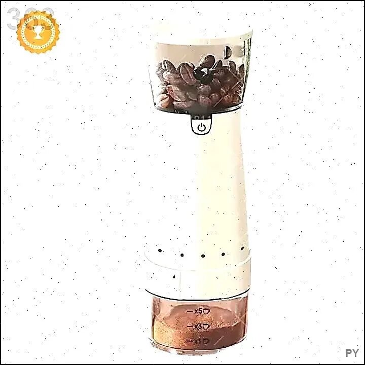 Кофеварка sku-19265. 外置电动磨豆机奶油白色+清洁刷_3383439651-1kdy, белый