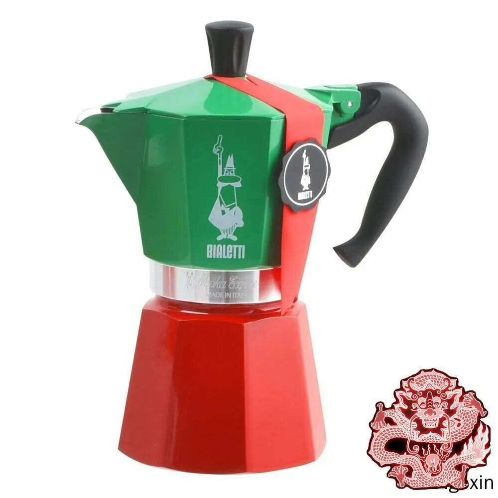 Гейзерная кофеварка "bialetti", на 6 чаш. (240 мл)