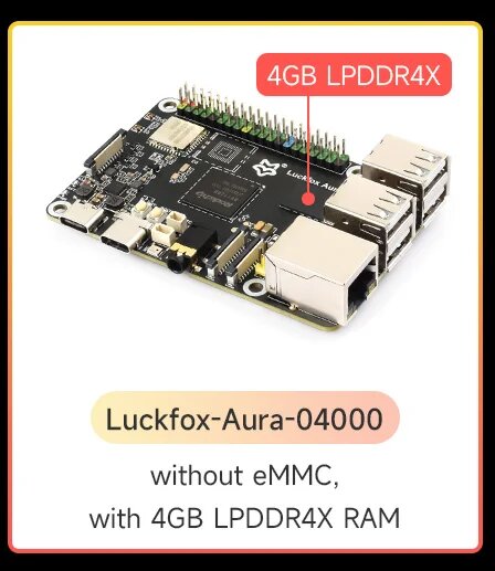 Waveshare Luckfox Aura Linux плата Luckfox-Aura-04000