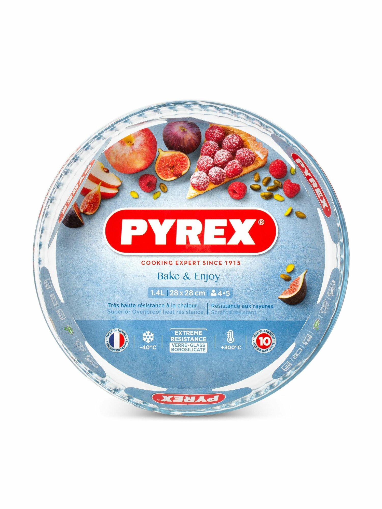 Форма для выпекания (стекло) Pyrex ICONICS' 1.6л 28х4см с волнистым краем