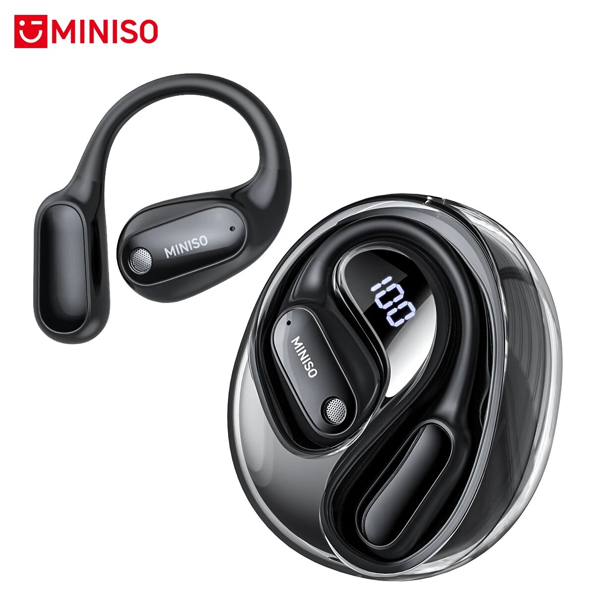 Беспроводные наушники-затычки MINISO Black MS190