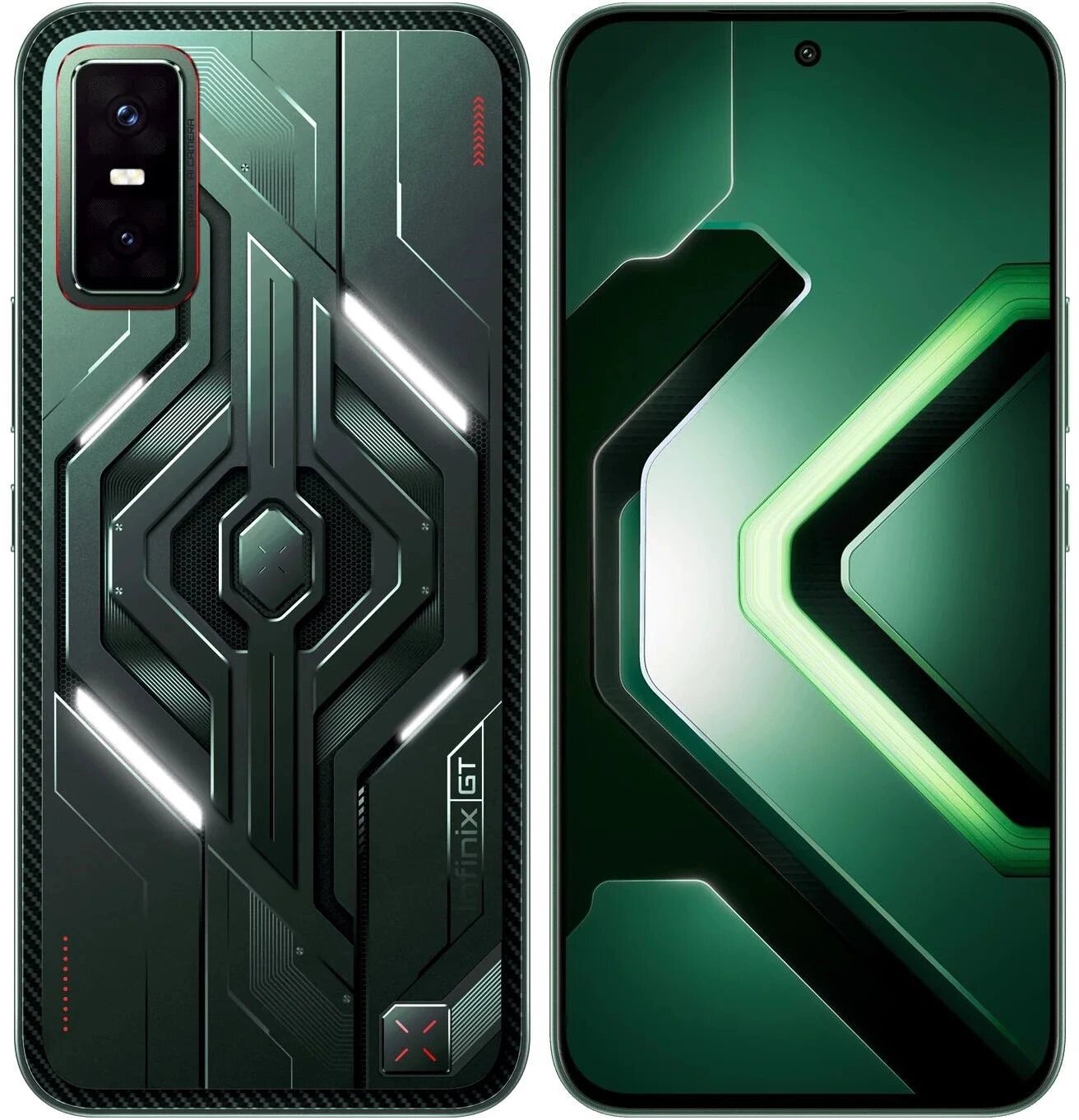 Смартфон INFINIX GT 30 8/256GB Pulse Green, экран 6.78" Amoled 144Гц, Ростест (EAC)