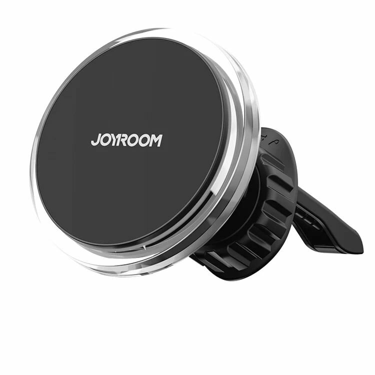 Автомобильный держатель магнитный с беспроводной зарядкой Joyroom Magnetic Wireless/ Зарядное устройство Joyroom JR-ZS291 c магсейф / Черный
