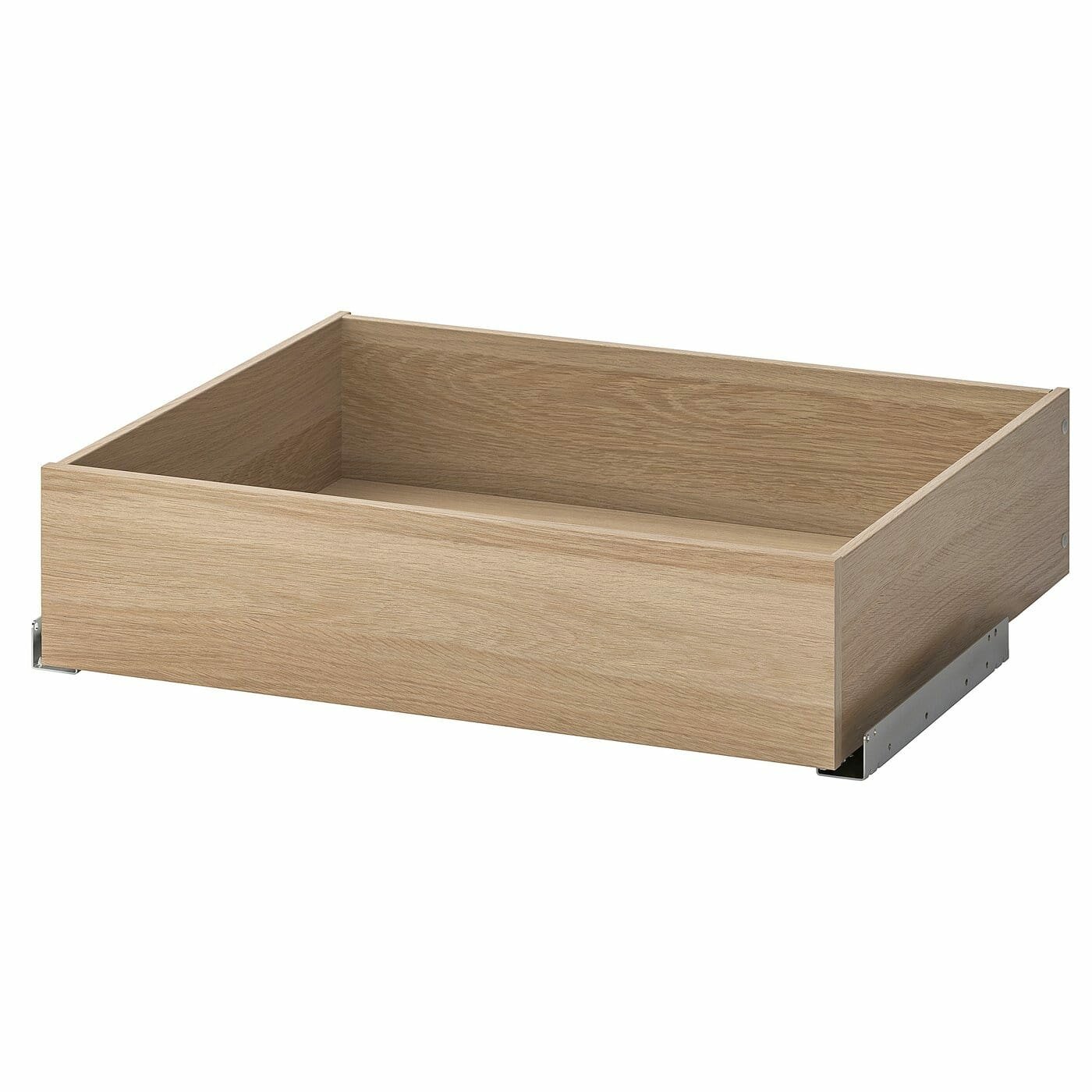 Ящик для хранения IKEA KOMPLEMENT, имитация дуба выбеленного морилкой, 75x58 см 902.463.28
