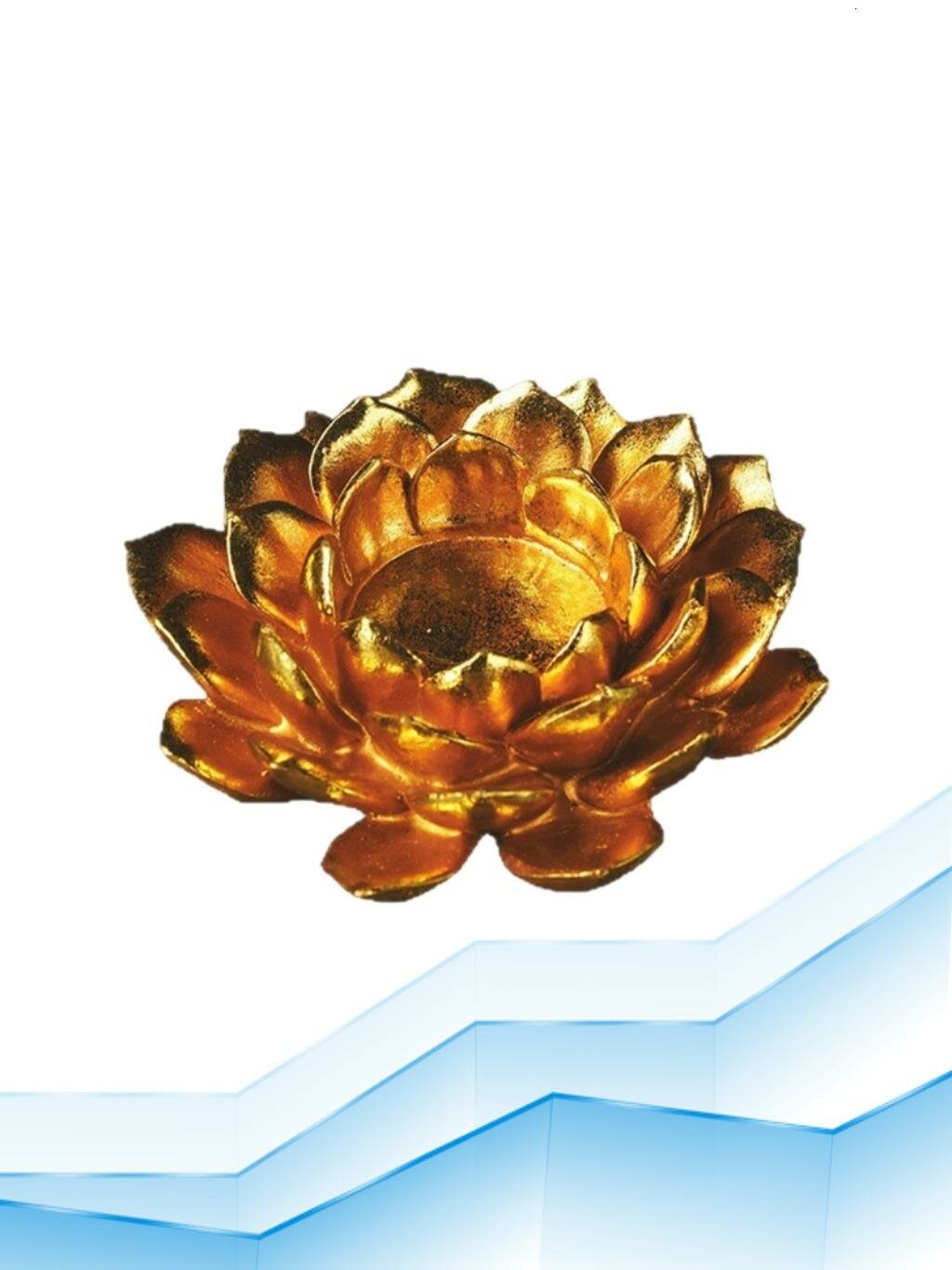 Подсвечник золотой