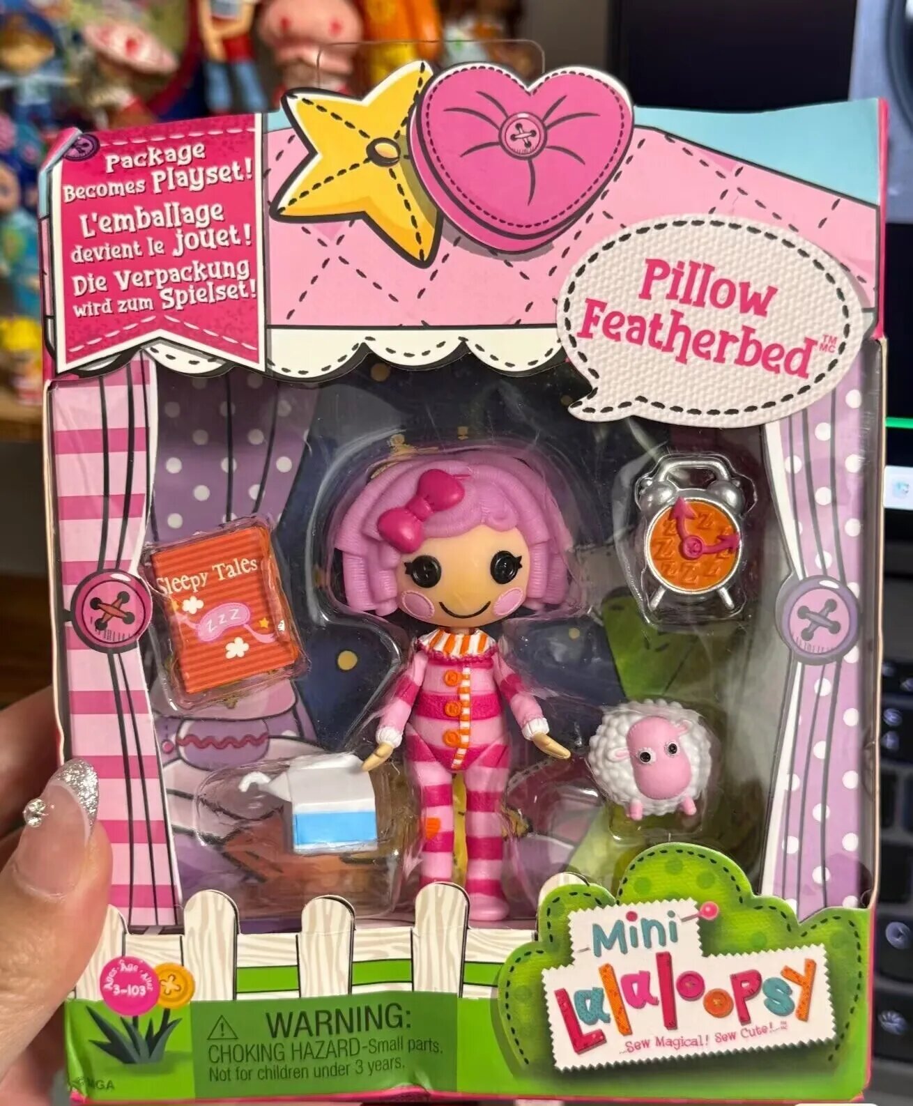 Lalaloopsy Mini Pillow Featherbed, Розовый, 33