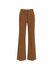 Брюки KAOS Chenille-effect wide-leg trousers, размер 42, коричневый