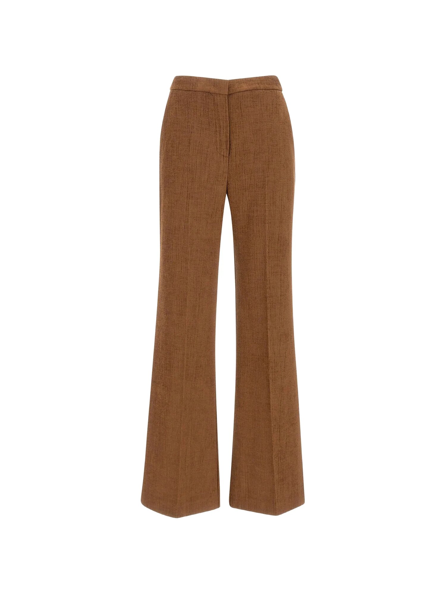 Брюки Chenille-effect wide-leg trousers