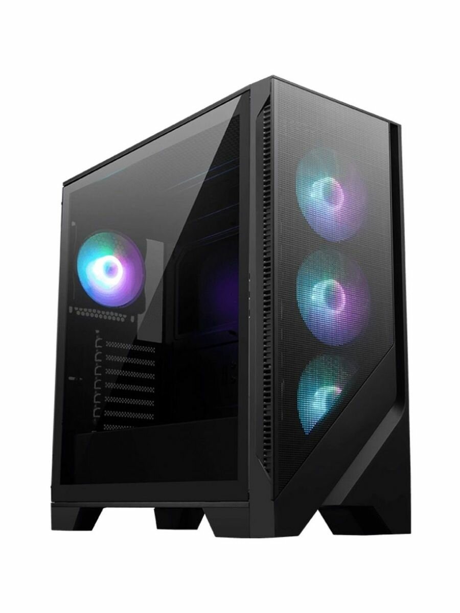 Корпус MSI MAG Forge 320R Airflow черный без БП ATX 5x120mm 2xUSB3.1 audio bott PSU