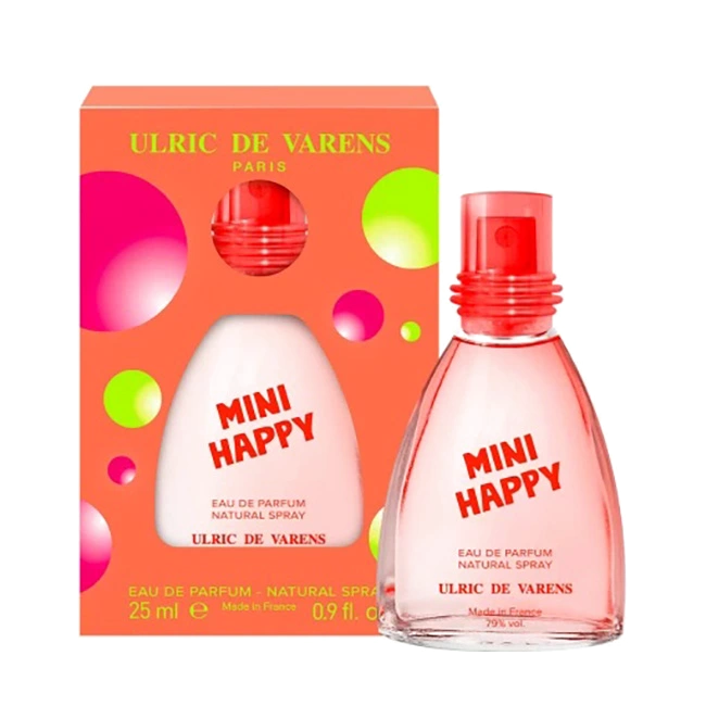 Парфюм Ulric De Varens Mini Happy 25 мл / Ульрик Де Варенс Мини Хэппи женский