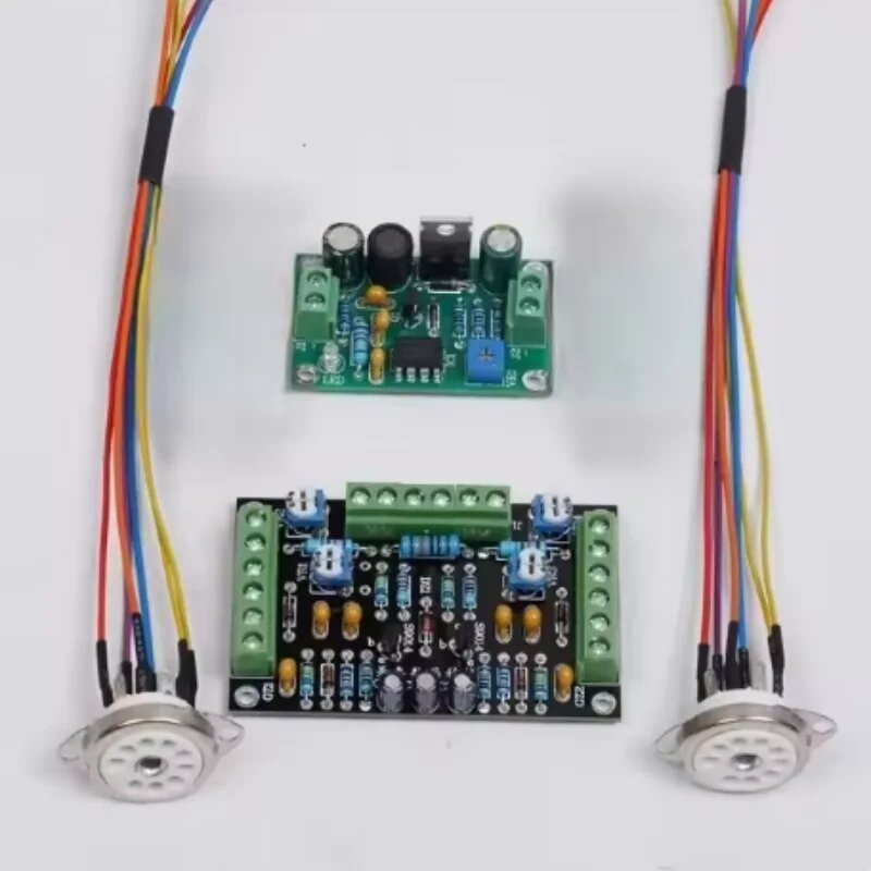 Плата драйвера для электронных ламп 6E1 с индикатором уровня звука 12V