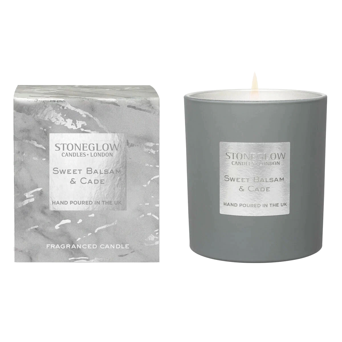 Свеча для дома Стоунглоу Сладкий Бальзам и Каде 220 гр - Stoneglow Sweet Balsam Cade