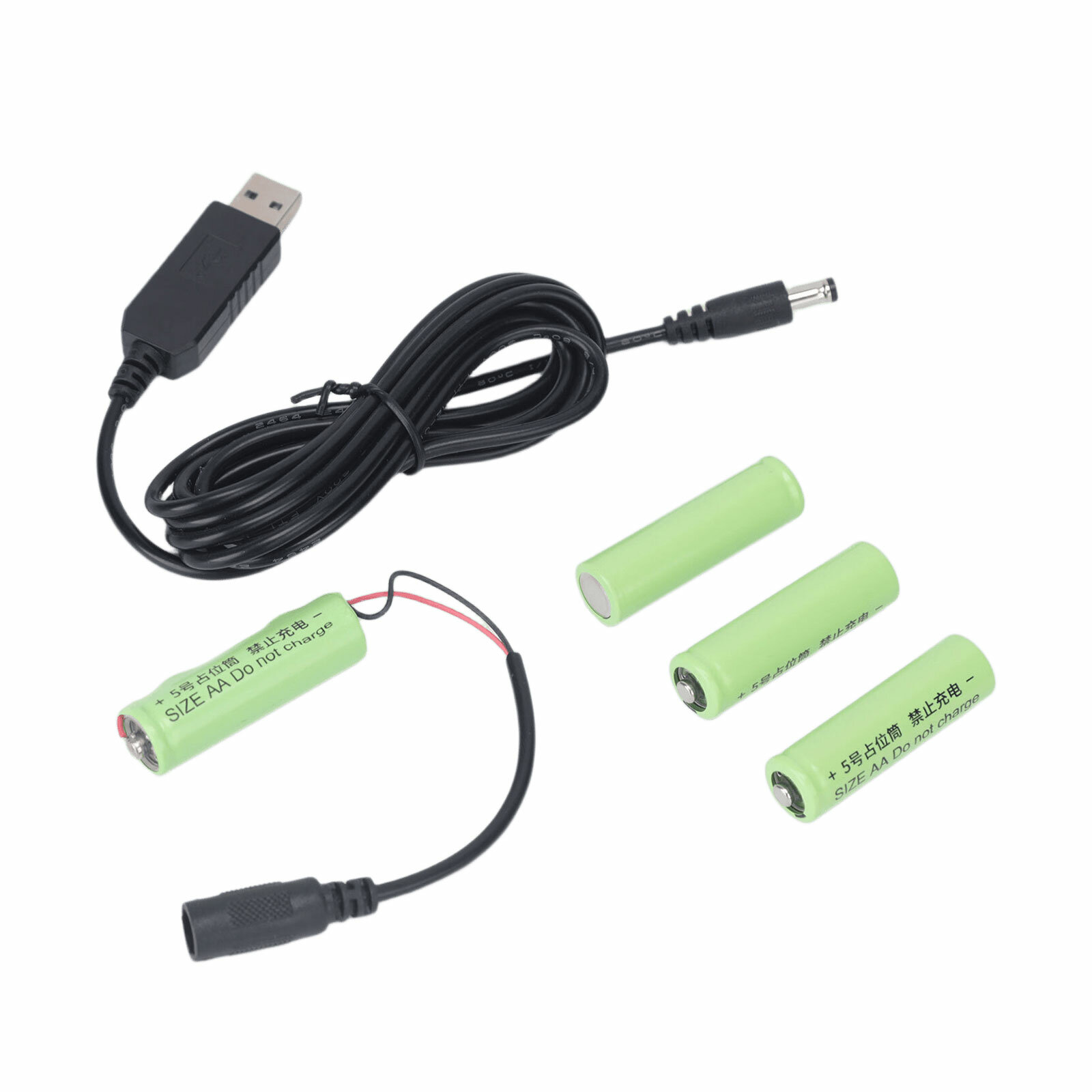 Комплект замены элементов LR6 от USB с входом 5 В/2 А,