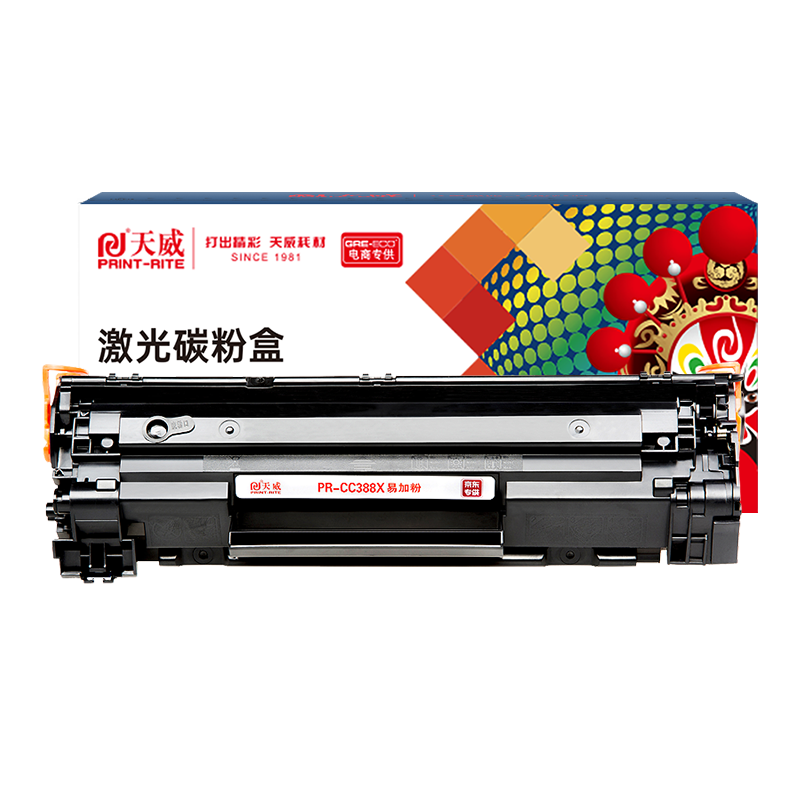 PRINT-RITE CC388A/88X Перезаправляемая черная тонер-картридж для принтеров HP P1108 P1106 M126a M1136 M226dn M128fp