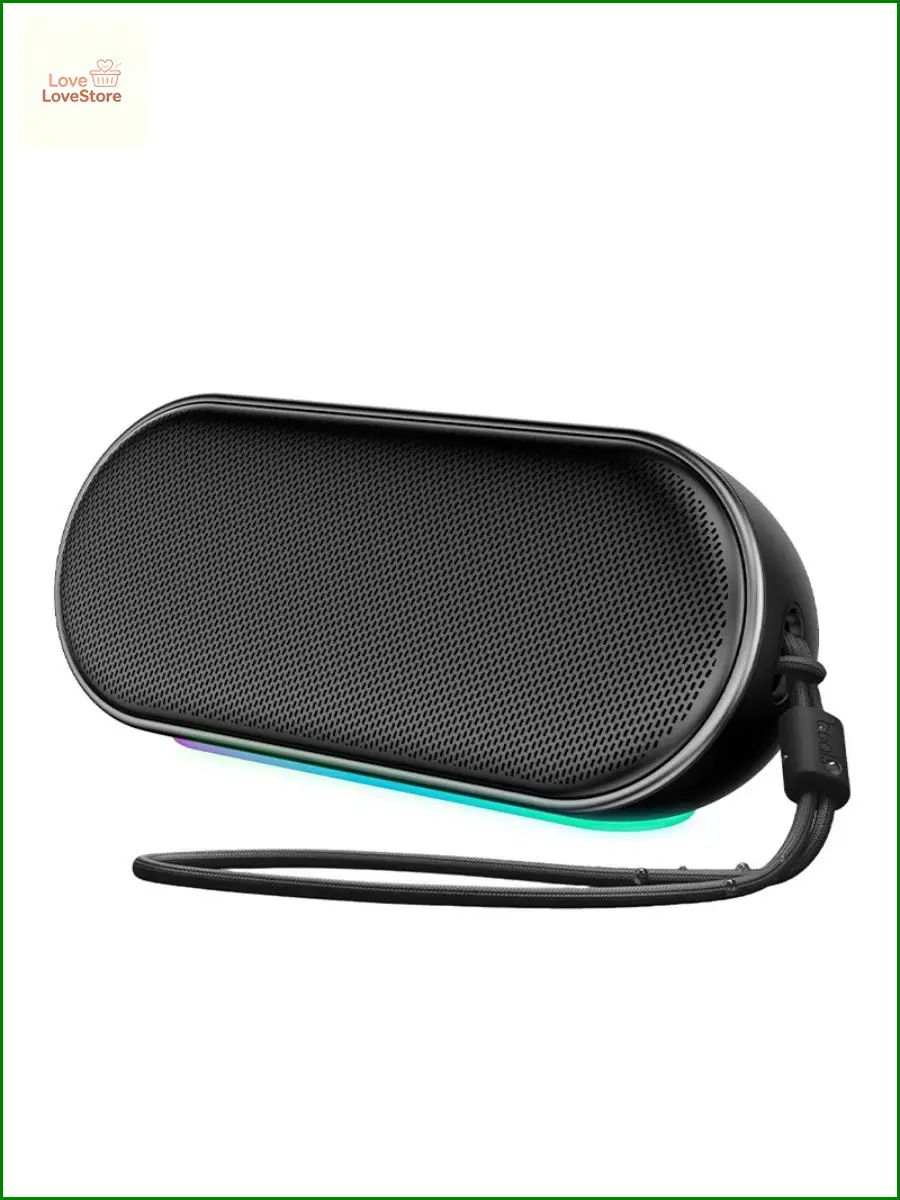 Портативная беспроводная Bluetooth колонка, водонепроницаемая мини аудиоколонка для дома и улицы