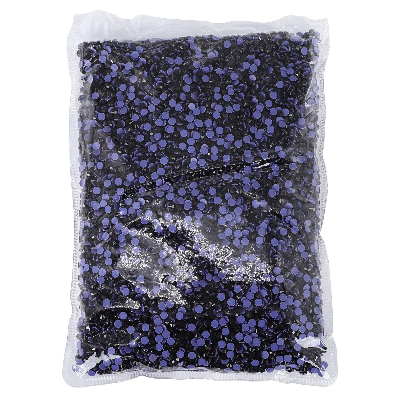 QIIY стеклянные стразы SS6-SS30 MixSS6-SS30-14400Pcs, Black