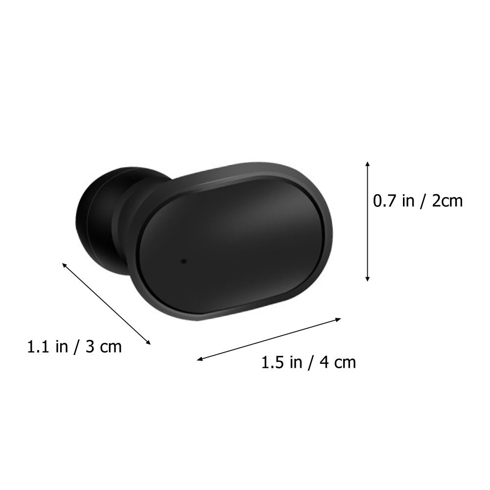 Наушники Беспроводные Стерео IpX4 Водонепроницаемые 4X3Cm Черный