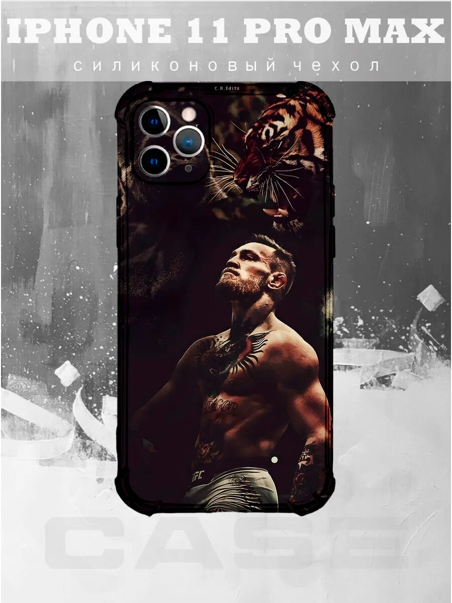 Чехол на IPHONE 11 PRO MAX с принтом конор макгрегор