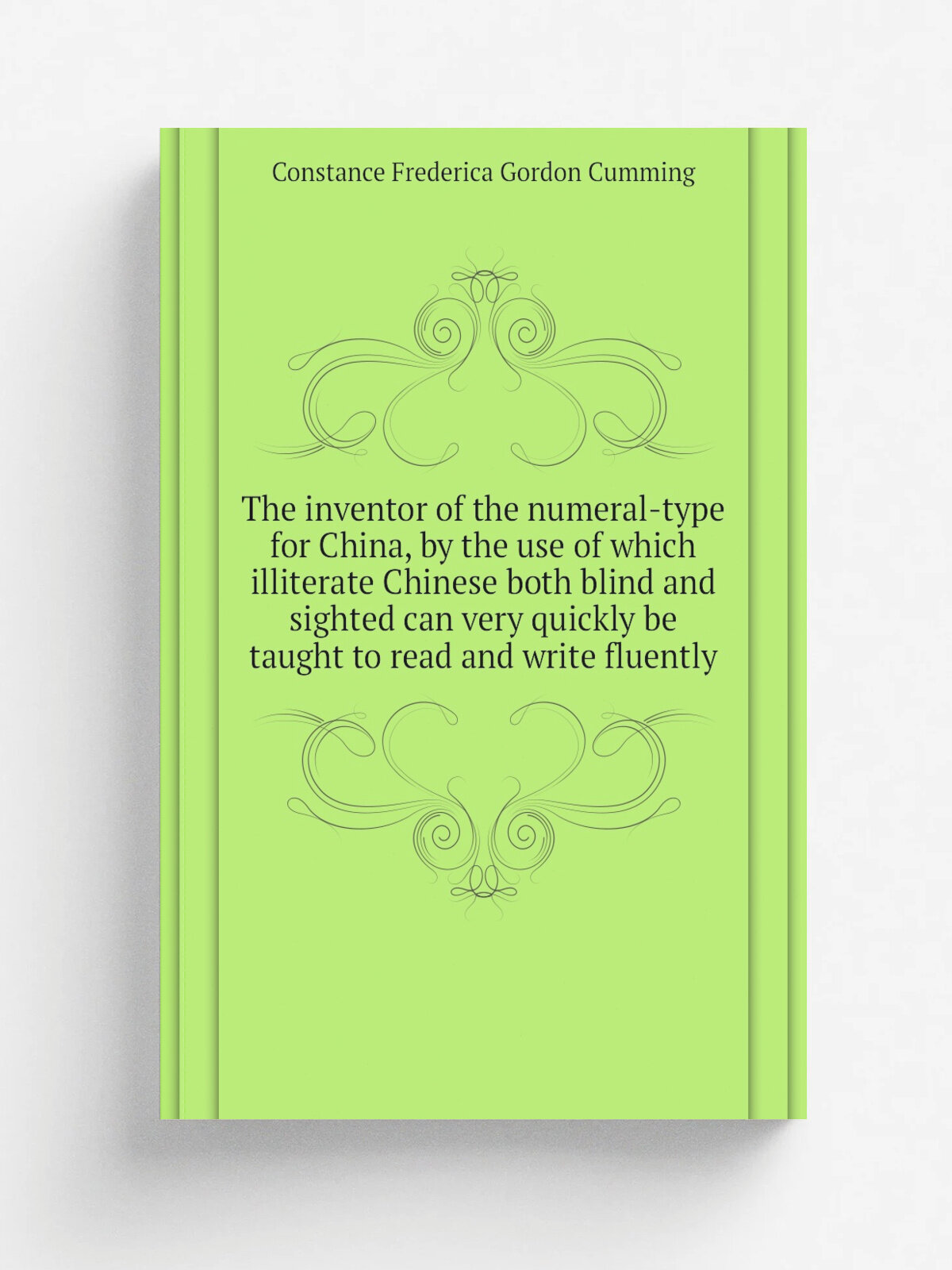 The inventor of the numeral-type for China, by the use of which illiterate Chinese both blind and sighted can very quickly be taught to read and writ…