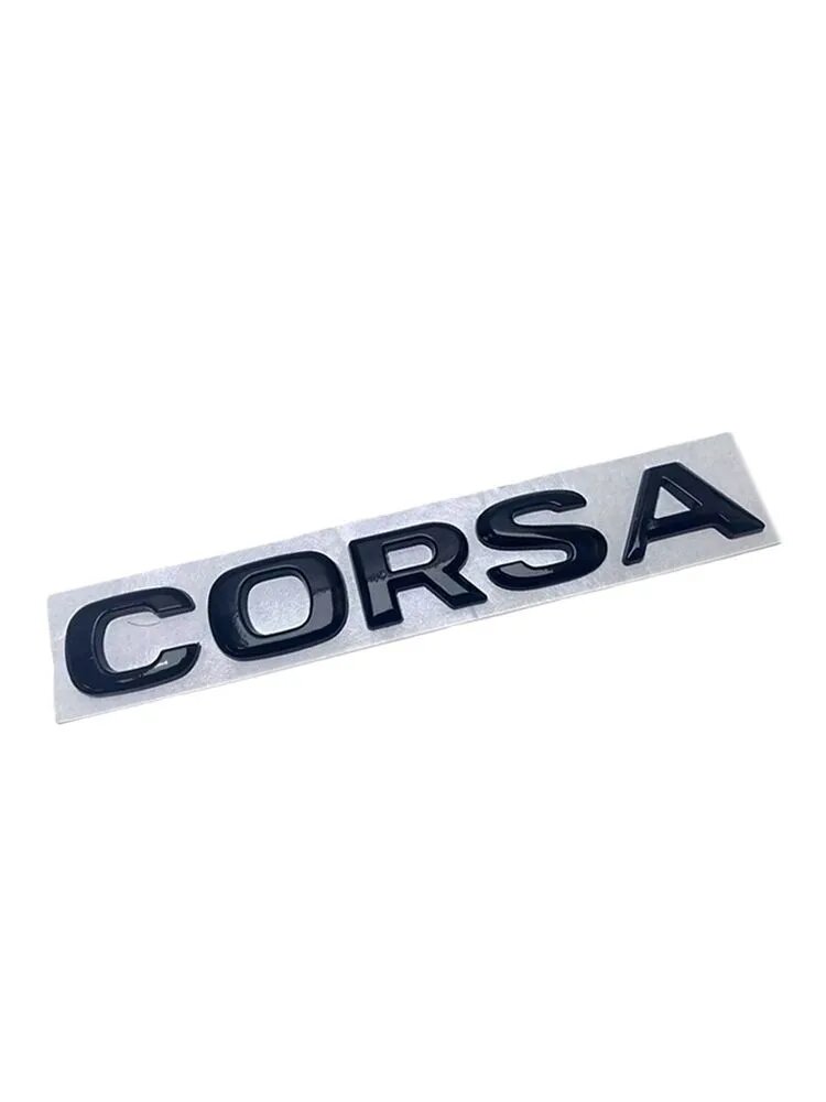 Для логотипа OPEL CORSA, эмблемы заднего багажника, наклейки на стороне автомобиля, разделенного английского буквенного значка