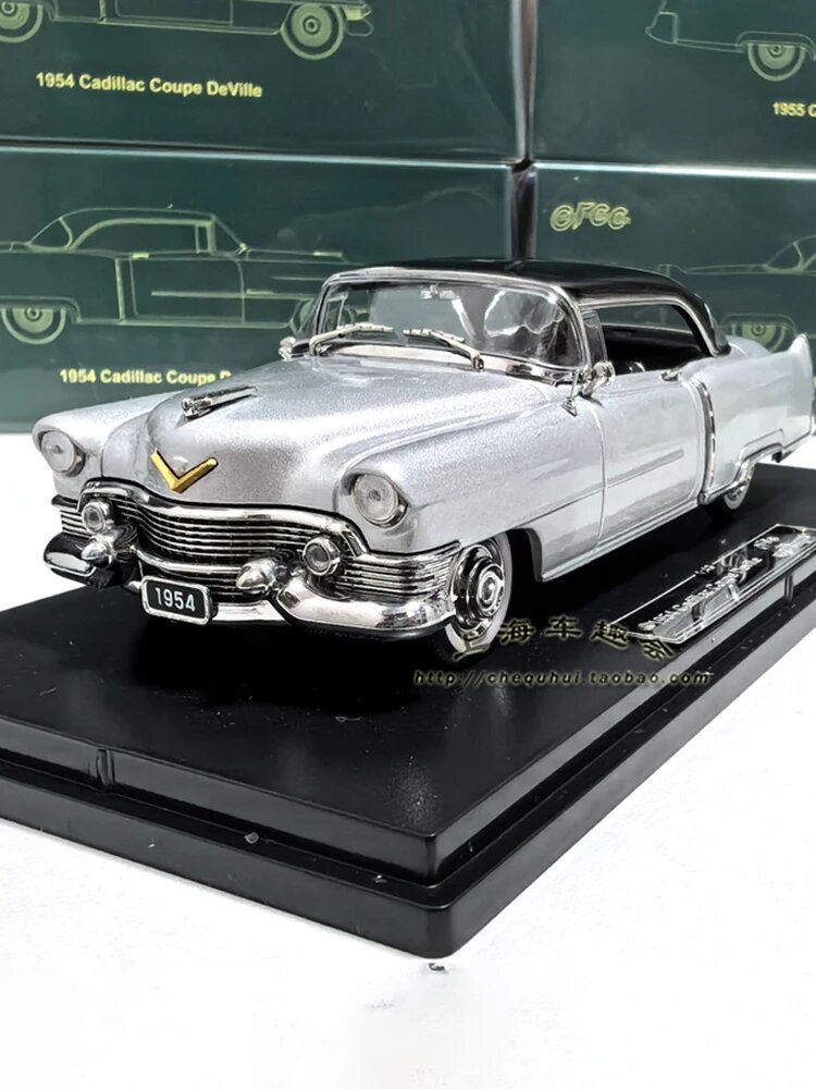 Литой под давлением масштаб 1/43, купе DeVille, классическая зеленая модель автомобиля из сплава, имитация модели автомобиля, коллекция игрушек, подарок, дисплей, имитация