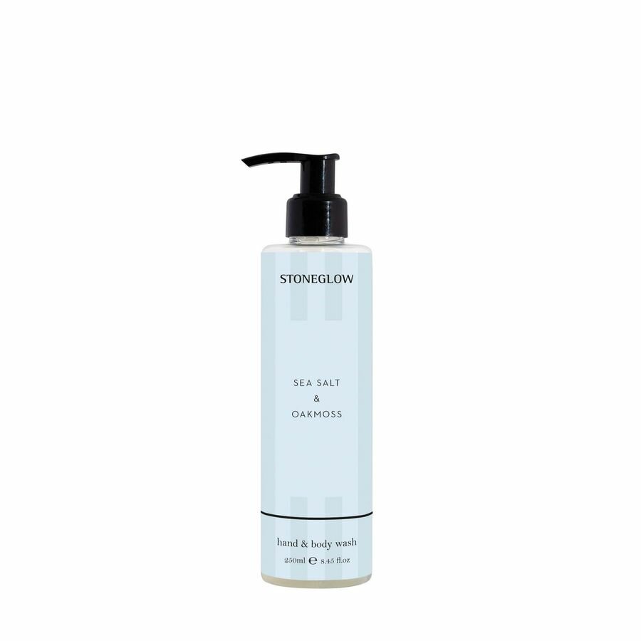 Жидкое мыло для рук и тела Sea Salt & Oakmoss Stoneglow Морская соль и Белый мох