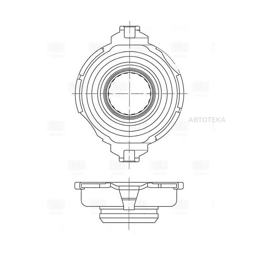 Выжимной подшипник HYUNDAI SONATA (98-) 2.0I/ SANTA FE (00-) 2.0CRDI (мех.) TRIALLI CT0803
