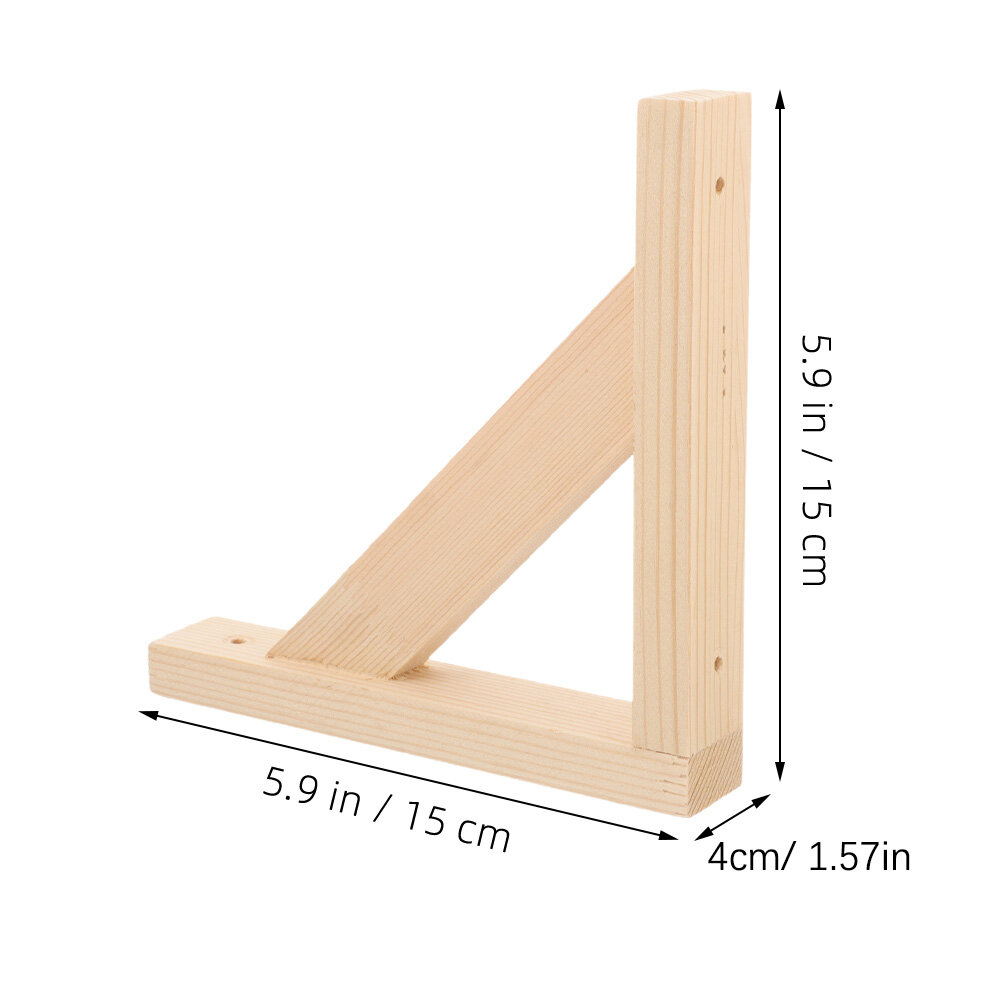 Кронштейны для стен, мультифункциональные, размер 15x15x3 см, 2 штуки