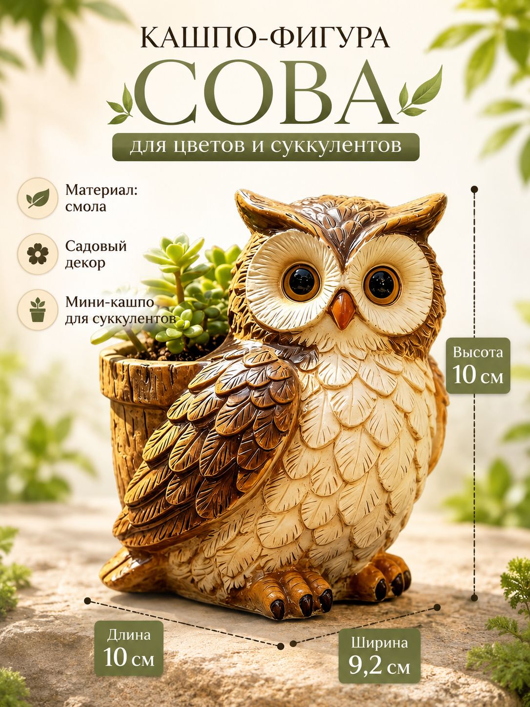 Фигурка садовая
