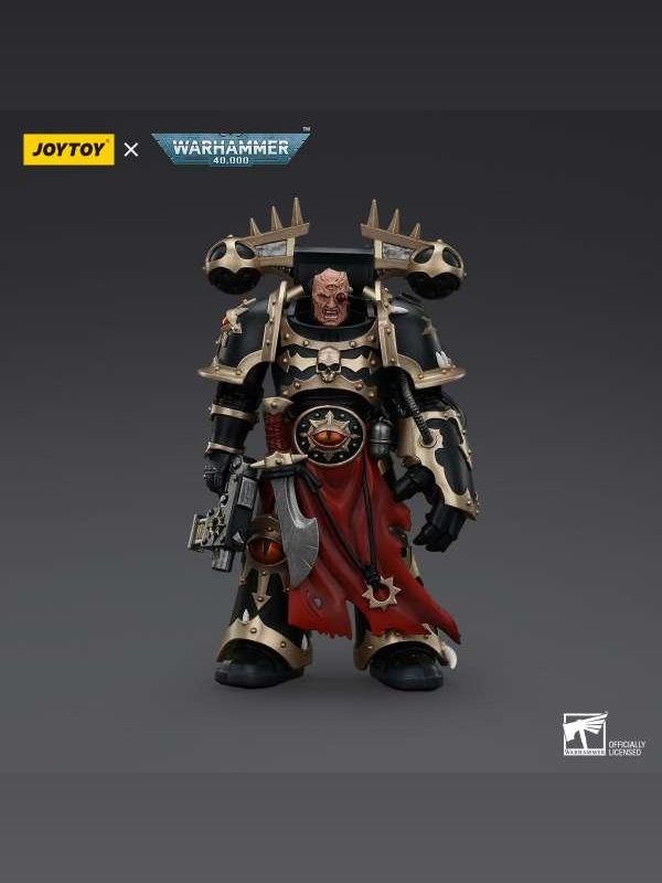 JOYTOY Warhammer 40K Chaos Space Marines Black Legion Chosen with Bolt Pistol and Power Fist, коллекционная фигурка 1/18, JT00966