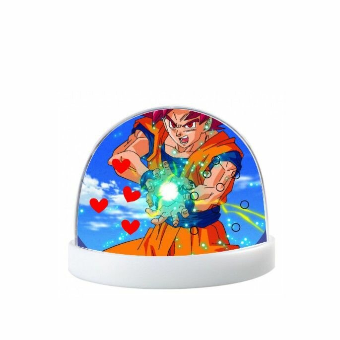 Водяной шар Жемчуг Дракона, Dragon Ball №4, Блестки-сердечки