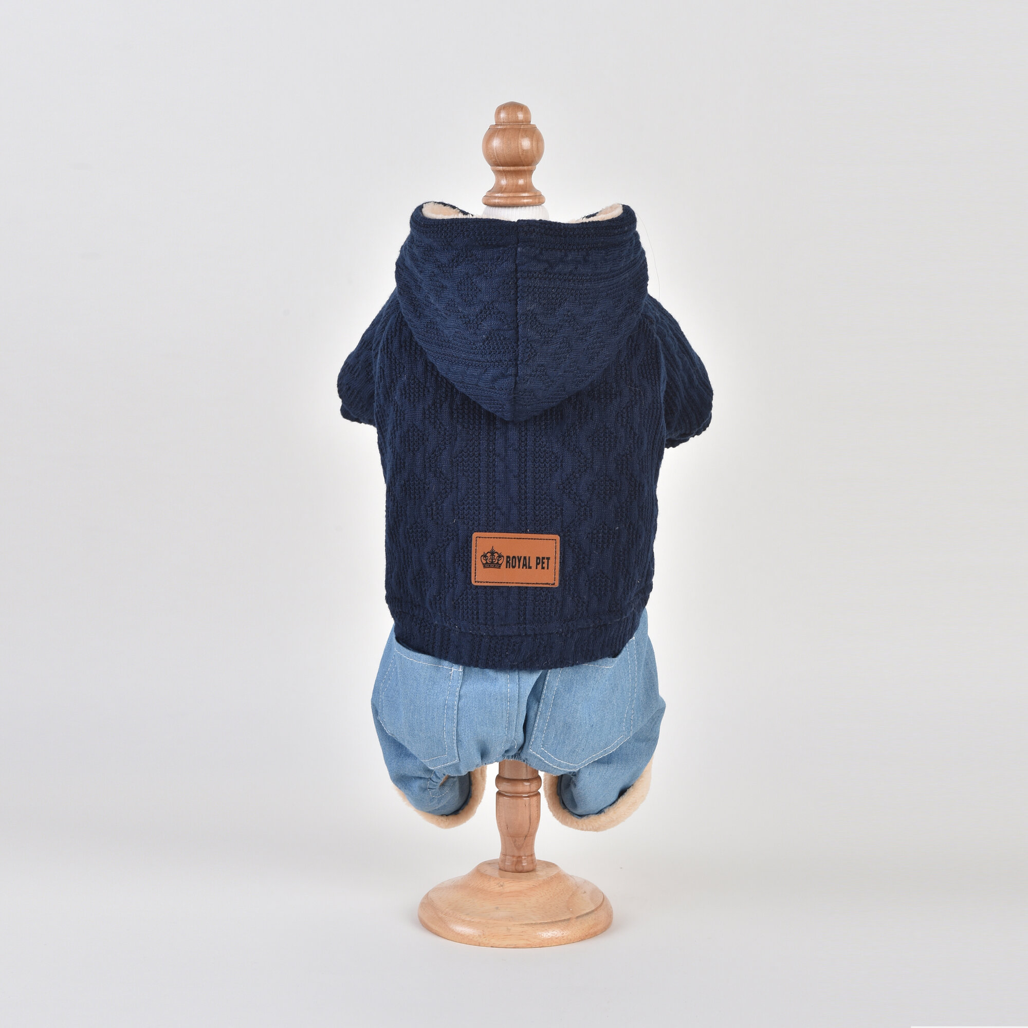 Royal Dog зимний костюм «Вязка» синий 3XL