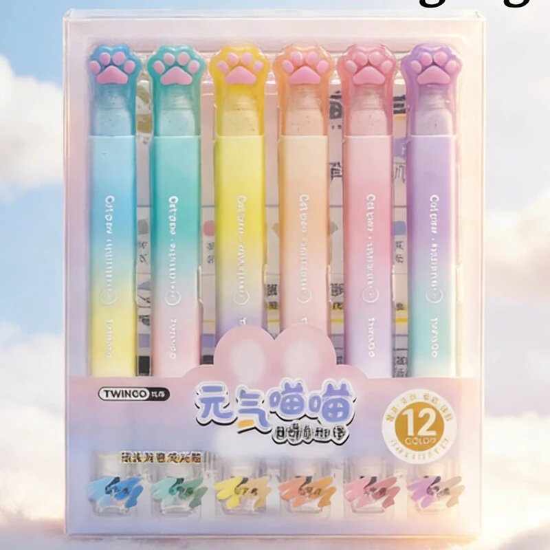 Набор маркеров-выделителей hopk 12 цветов
