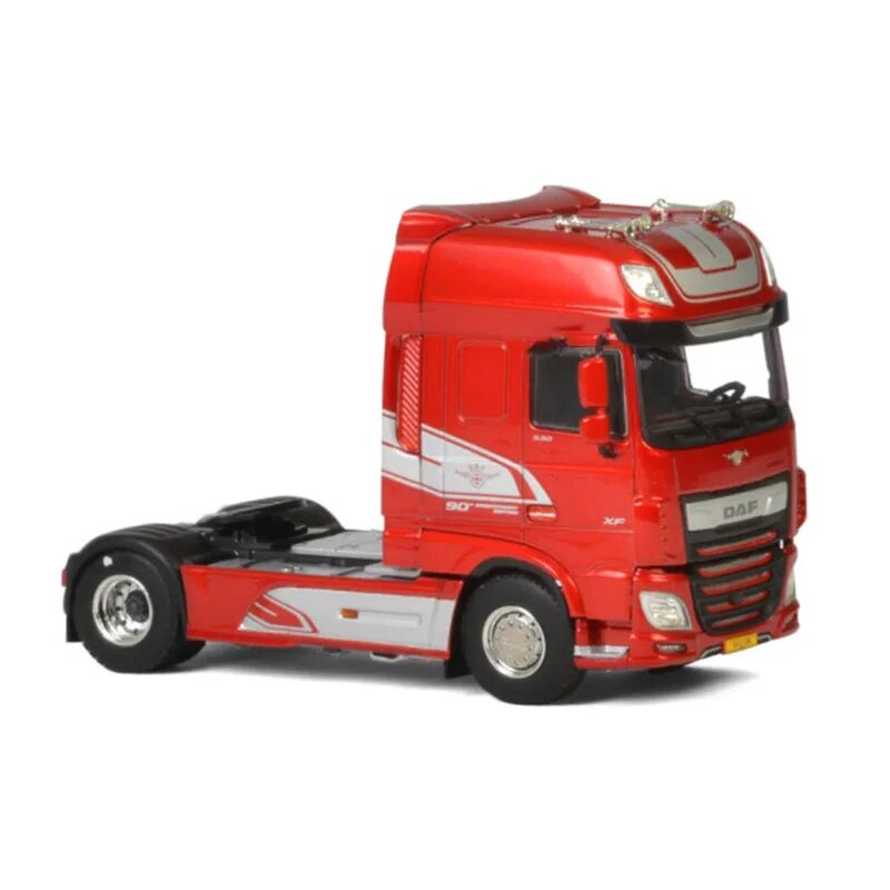 HYINUO DAF XF Грузовик 1:50 Статическая Модель из Сплава Красный, B