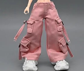 Розовые рабочие брюки 1/12 Hot Toys, Pants B