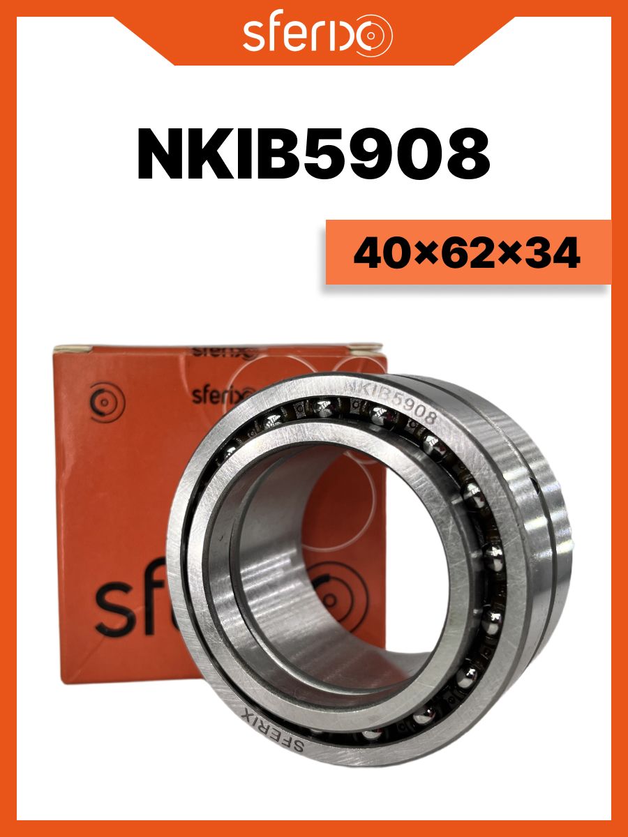 Подшипник NKIB5908 SFERIX 40*62*34