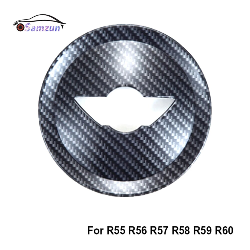 Для Mini Cooper R56 R55 R60 Countryman R57 R58 Центральная крышка рулевого колеса, Carbon Style