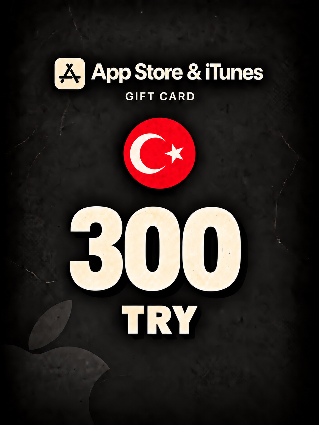 Подарочная карта Apple 300 TRY (Apple Gift Card) турция | Пополнение Apple ID |Подарочная карта App Store