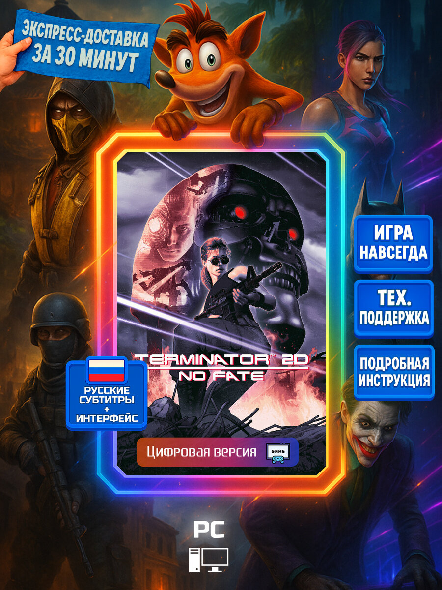 Terminator 2D: NO FATE | Steam (PC) | Экшены | Цифровая версия
