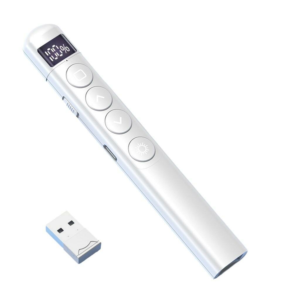 Лазерная указка беспроводная, 2.4G, дальность 100 м, с USB-приёмником