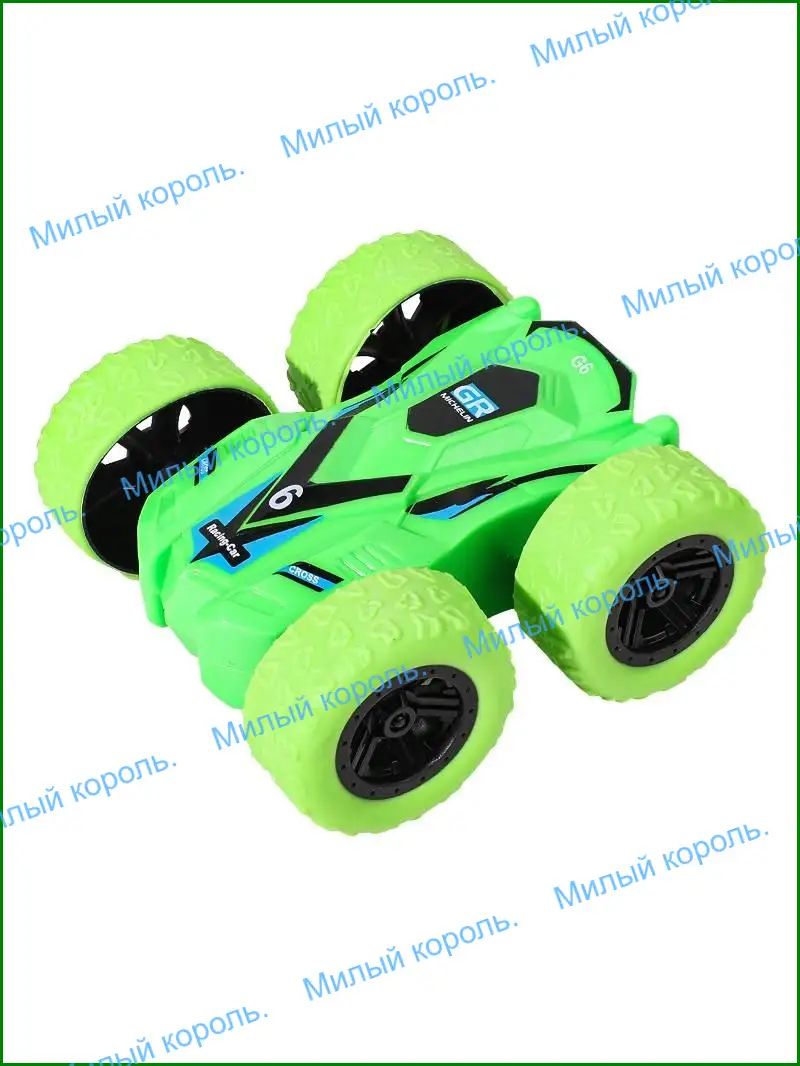 Детский инерционный полноприводный автомобиль ZRTOY3392 зеленый, игрушка для мальчиков и девочек
