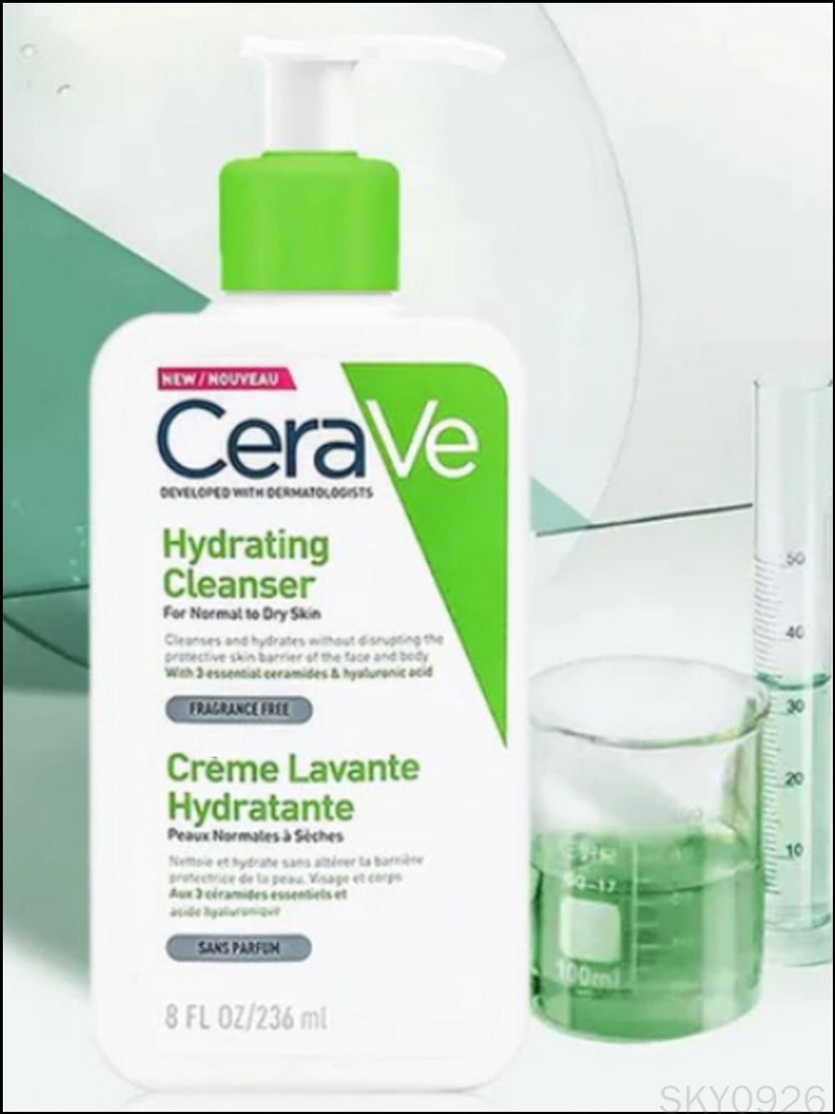 Очищающий крем-гель для лица CeraVe Hydrating Cleanser, 236 мл