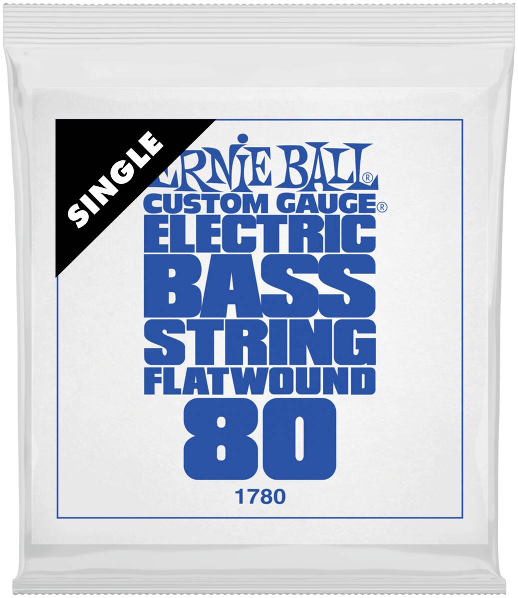 ERNIE BALL 1780 Flatwound .080 - Струна одиночная для бас-гитары
